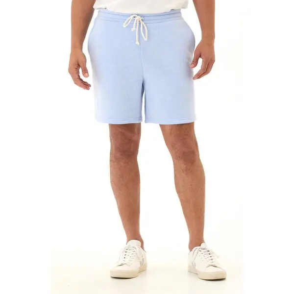 THREADS 4 THOUGHT Garrett Drawstring Fleece Shorts - Dewdrop