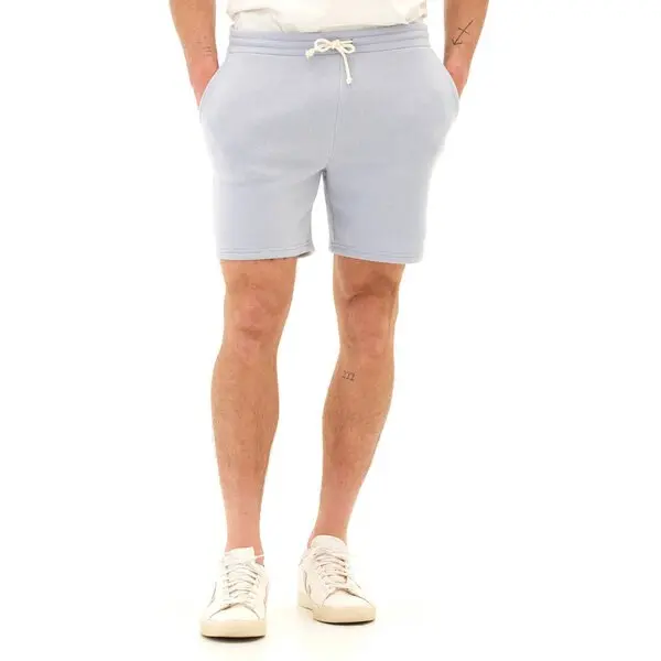THREADS 4 THOUGHT Garrett Drawstring Fleece Shorts - Sea Mist