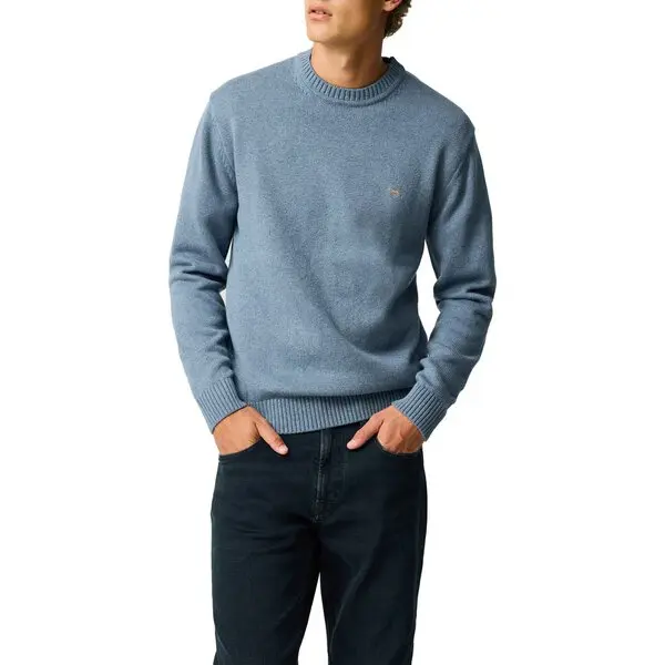 Rodd & Gunn Cotton Crewneck Sweater - Chambray