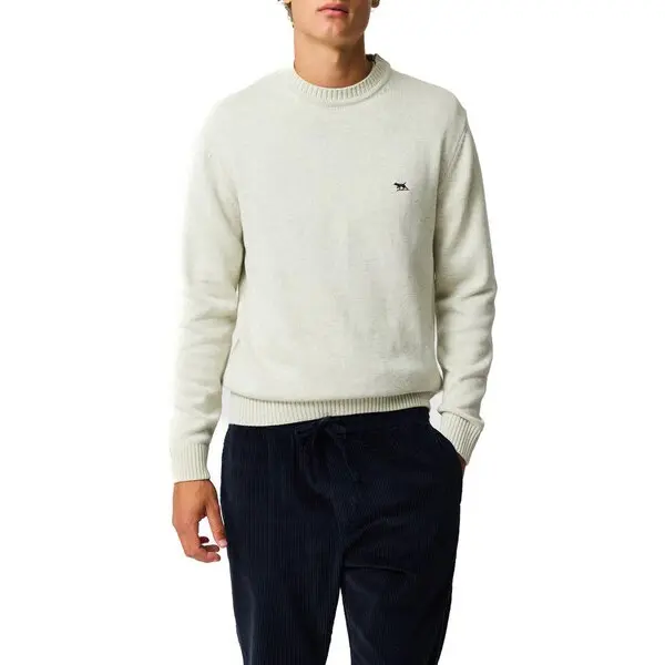 Rodd & Gunn Cotton Crewneck Sweater - Fog