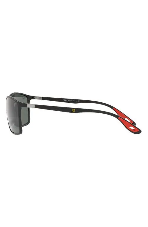 Ray-ban 60mm Rectangular Full Rim Sunglasses