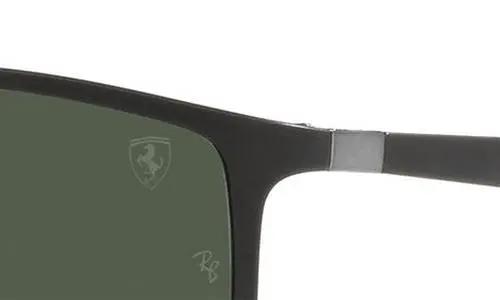 Ray-ban 60mm Rectangular Full Rim Sunglasses