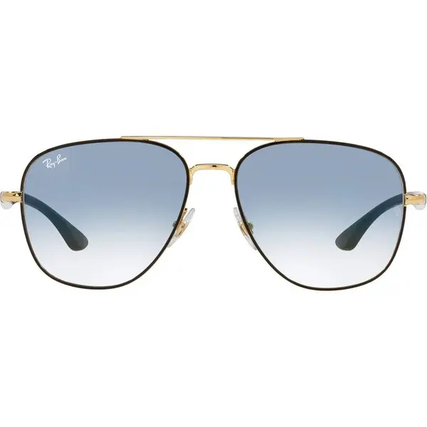 Ray-ban 59mm Gradient Square Sunglasses - Black