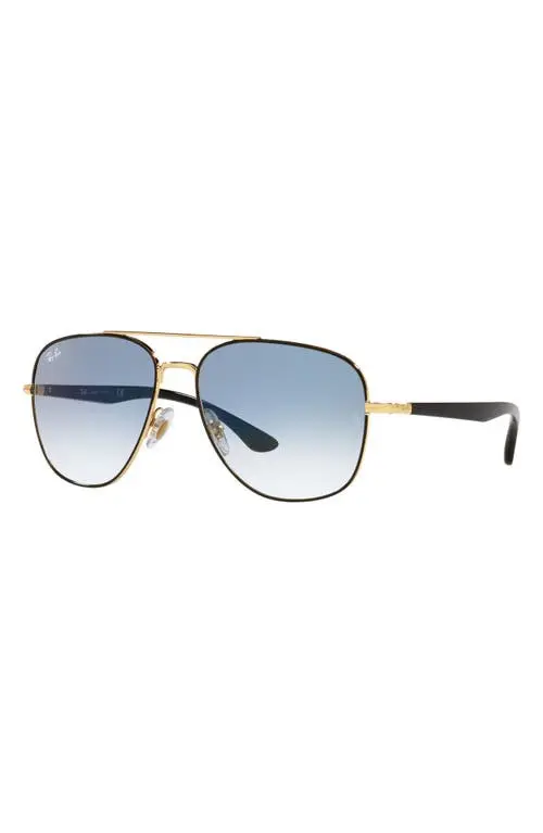 Ray-ban 59mm Gradient Square Sunglasses