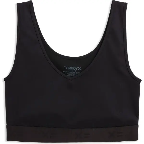 TOMBOYX V-neck Compression Top - Black