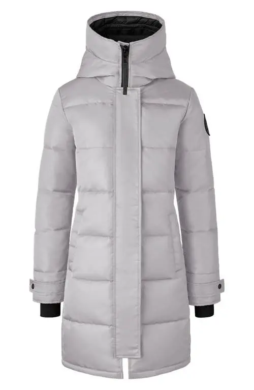 Canada Goose Shelburne Recycled Nylon Down Parka - Willow Grey-gris Saule