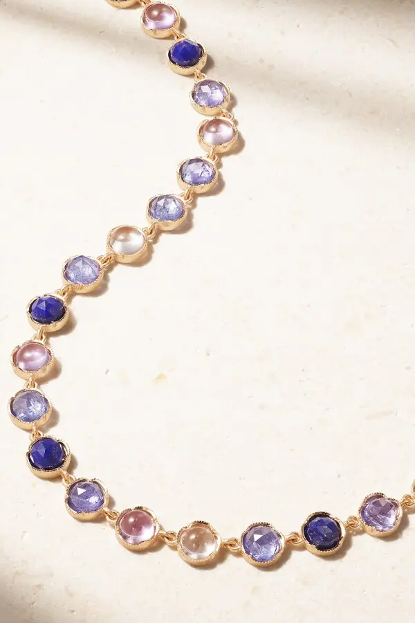 Irene Neuwirth Classic Rose Gold Multi-stone Necklace
