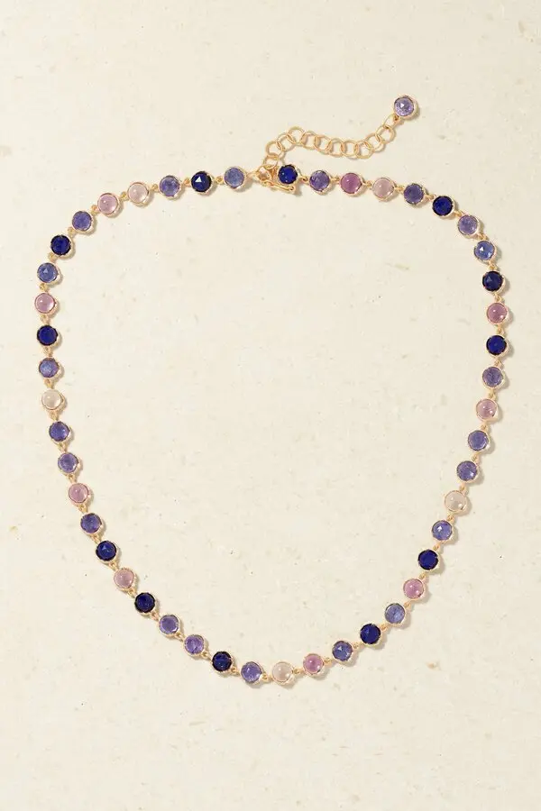 Irene Neuwirth Classic Rose Gold Multi-stone Necklace