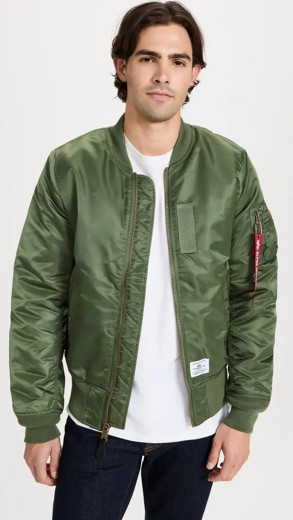 Alpha Industries Ma-1 Mod Bomber Flight Jacket - Sage