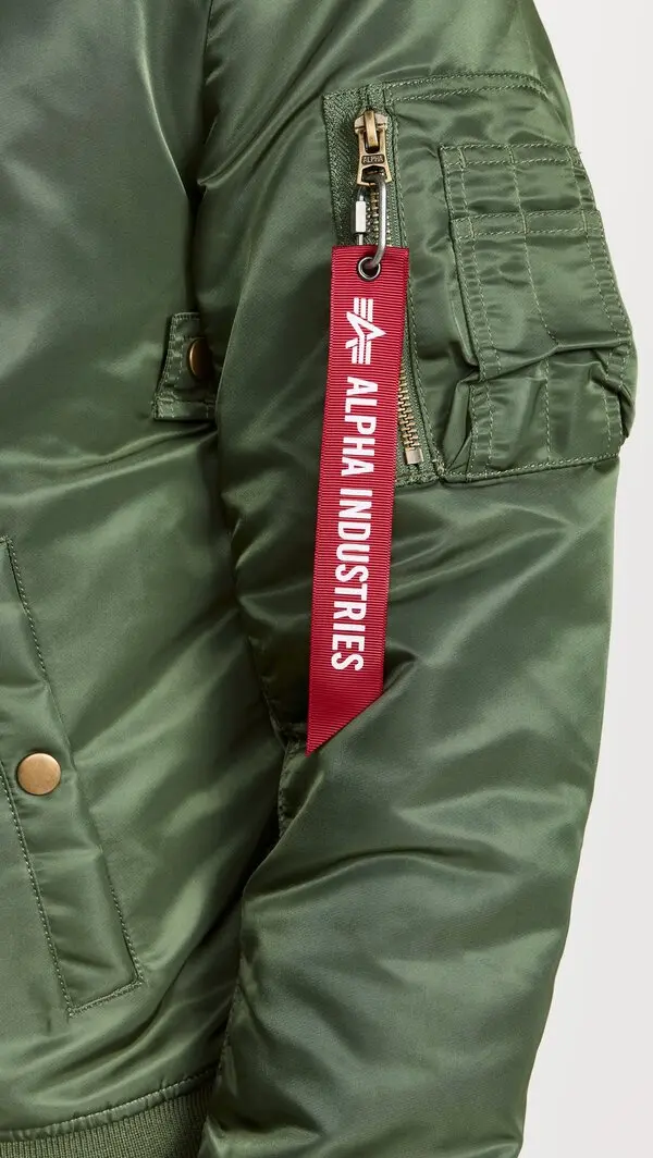 Alpha Industries Ma-1 Mod Bomber Flight Jacket - Sage
