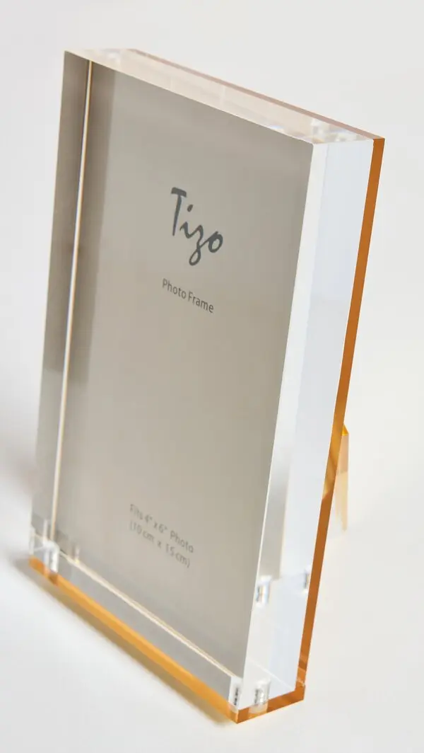 TIZO DESIGN Lucite Frame W/easel Back 4x6
