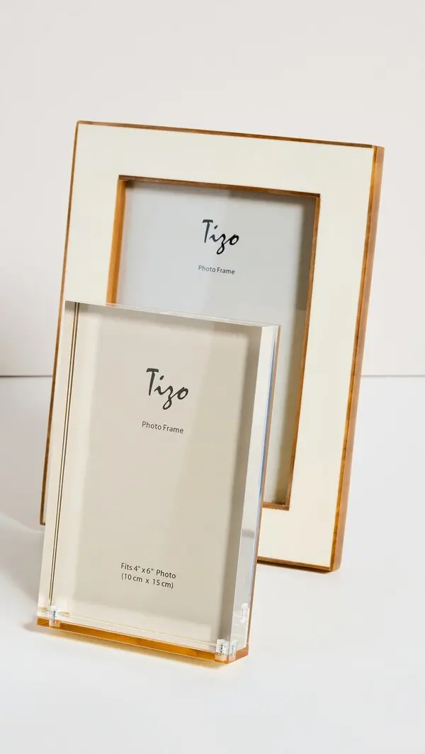 TIZO DESIGN Lucite Frame W/easel Back 4x6
