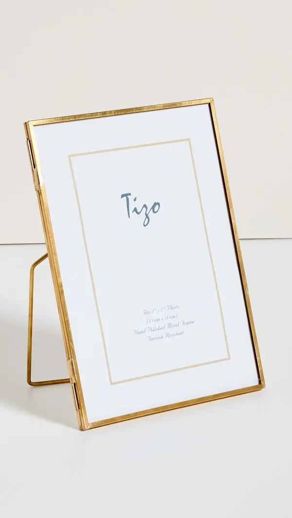 TIZO DESIGN Slim Brass Frame 5x7