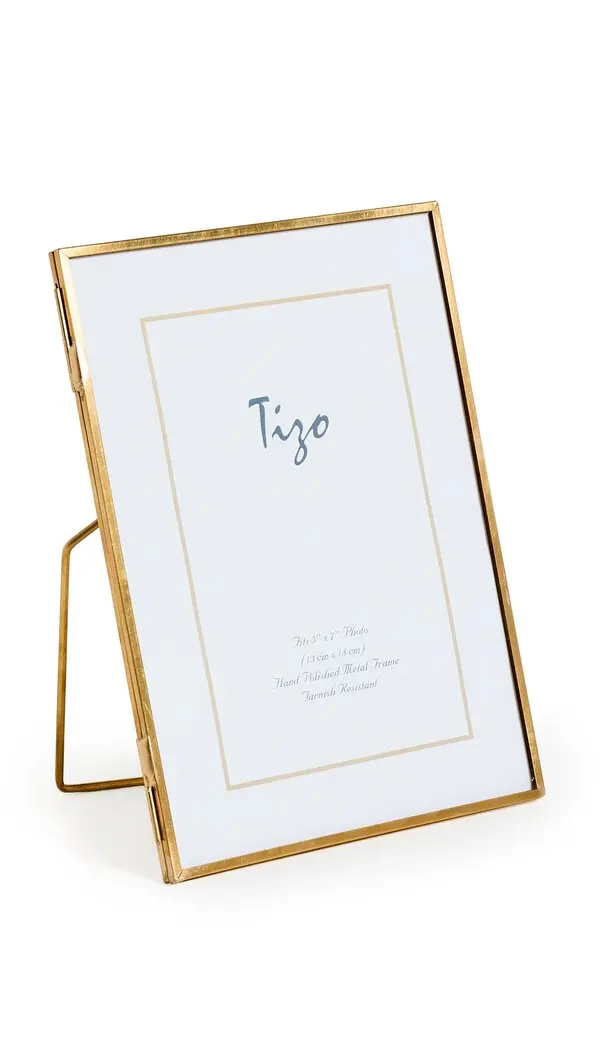 TIZO DESIGN Slim Brass Frame 5x7