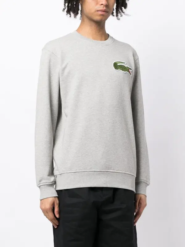 Comme Des Garçons Patch Detail Cotton Sweatshirt