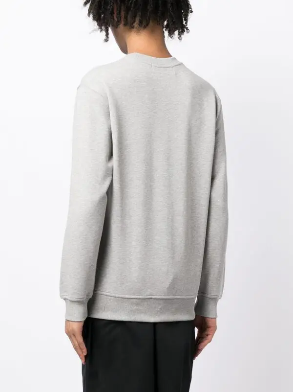 Comme Des Garçons Patch Detail Cotton Sweatshirt