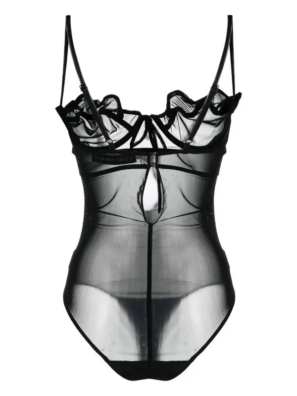 Y/project Sheer-construction Underwired Bodysuit