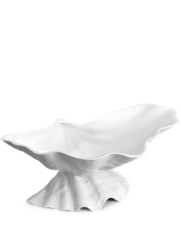 L'Objet Medium Neptune Porcelain Bowl - White