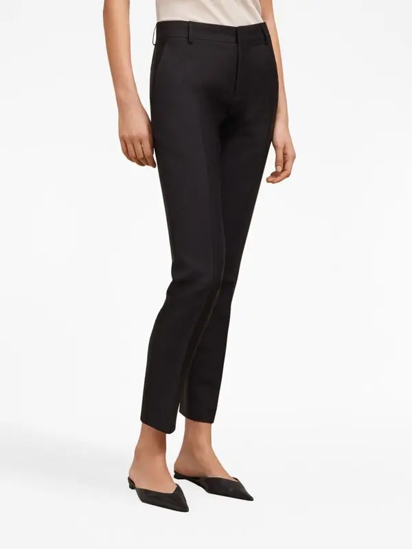 AMI Paris High-waist Tailored Trousers - Black