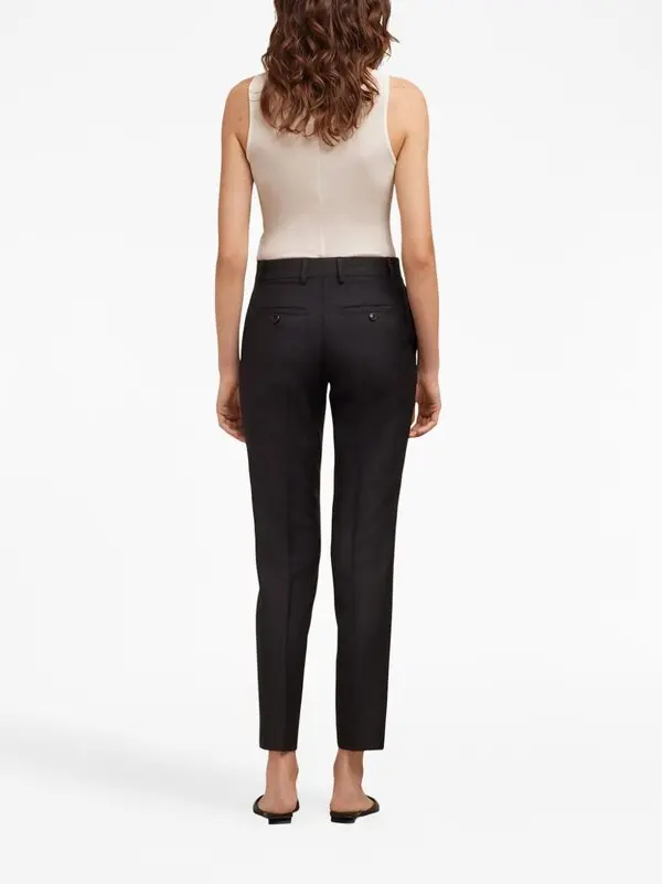 AMI Paris High-waist Tailored Trousers - Black