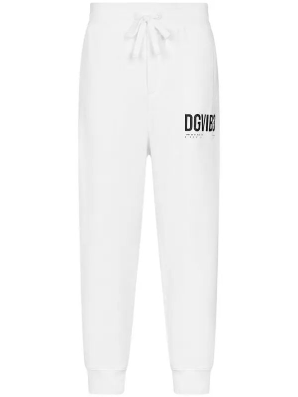 Dolce & Gabbana Logo-print Cotton Track Pants