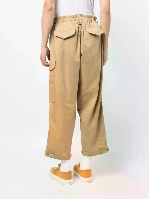 You Must Create Elasticated-waist Cropped Trousers