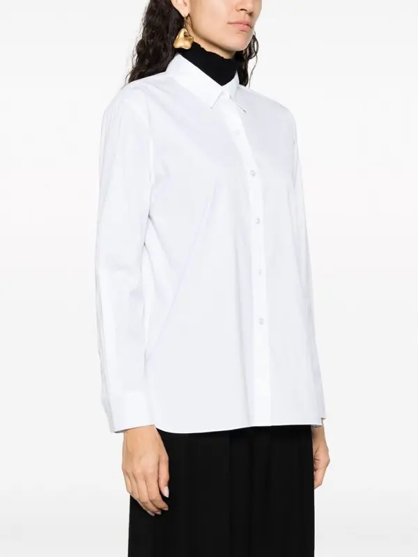 Theory Long-sleeve Cotton-blend Shirt