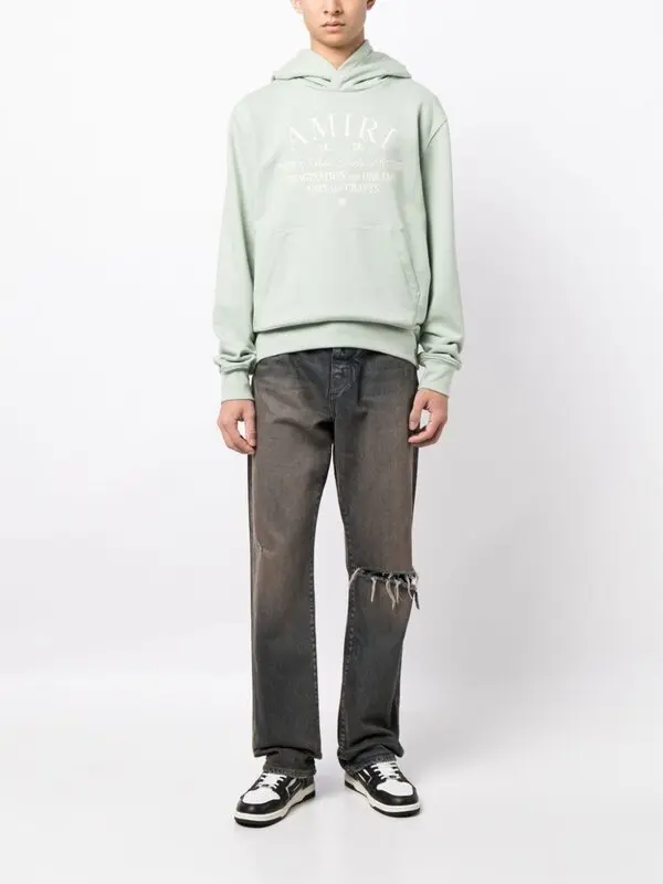 Amiri Logo-print Cotton Hoodie