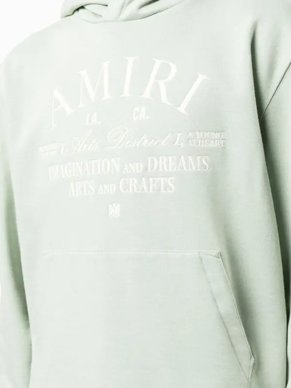 Amiri Logo-print Cotton Hoodie