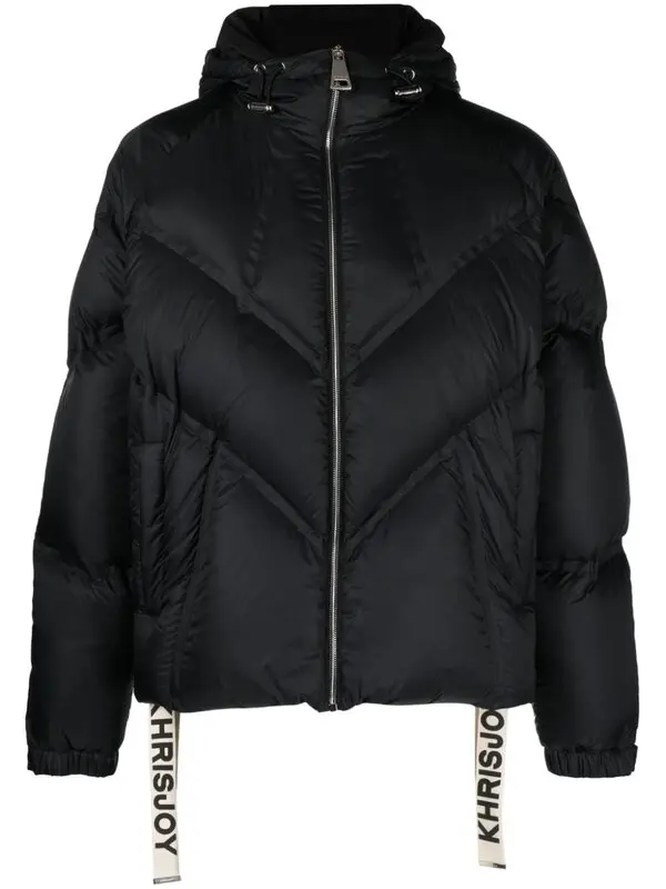 Khrisjoy Hooded Padded Jacket - Black