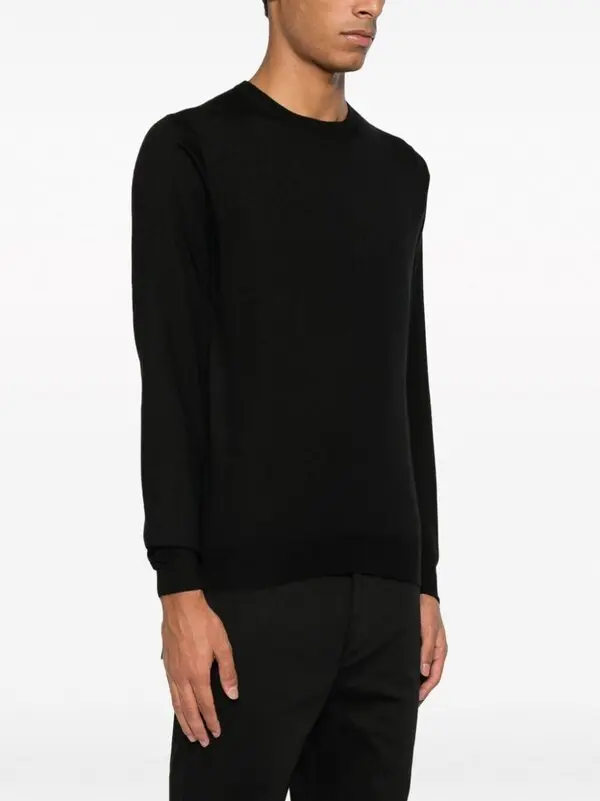 ERALDO Crew Neck Cashmere-blend Jumper - Black