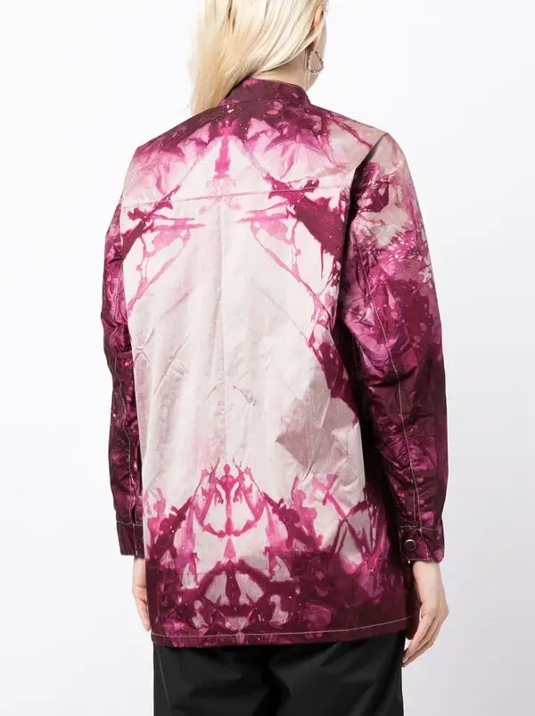 STAIN SHADE Tie-dye Print Jacket - Purple