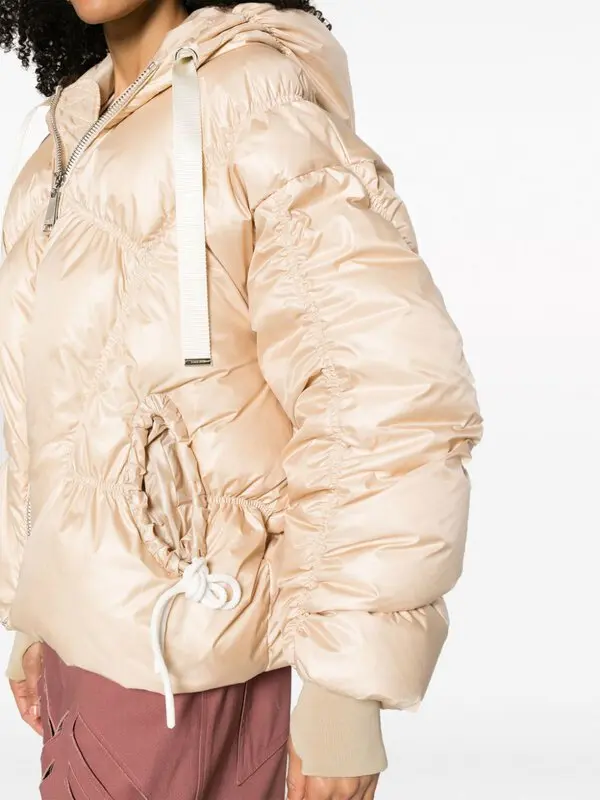 Khrisjoy Zip-up Hooded Puffer Jacket