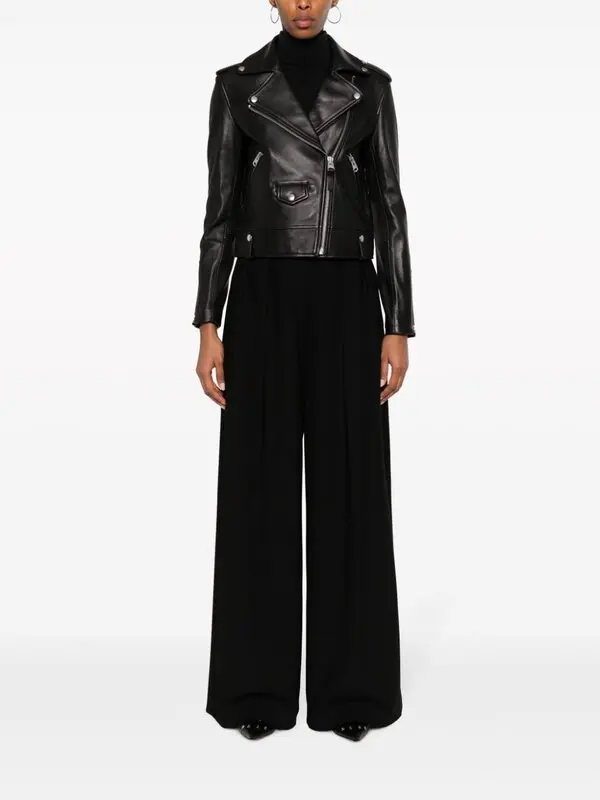 Mackage Baya Leather Biker Jacket