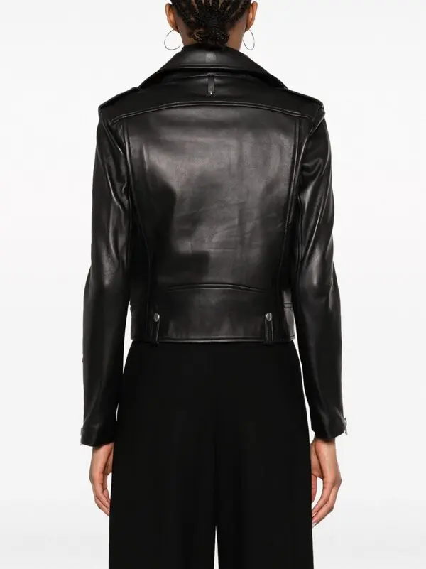 Mackage Baya Leather Biker Jacket