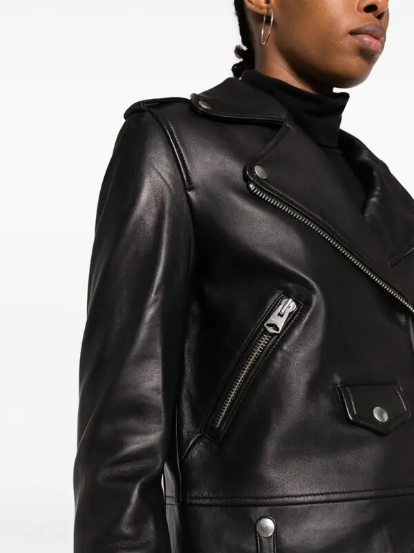 Mackage Baya Leather Biker Jacket
