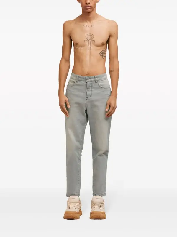AMI Paris Logo-patch Organic Cotton Jeans