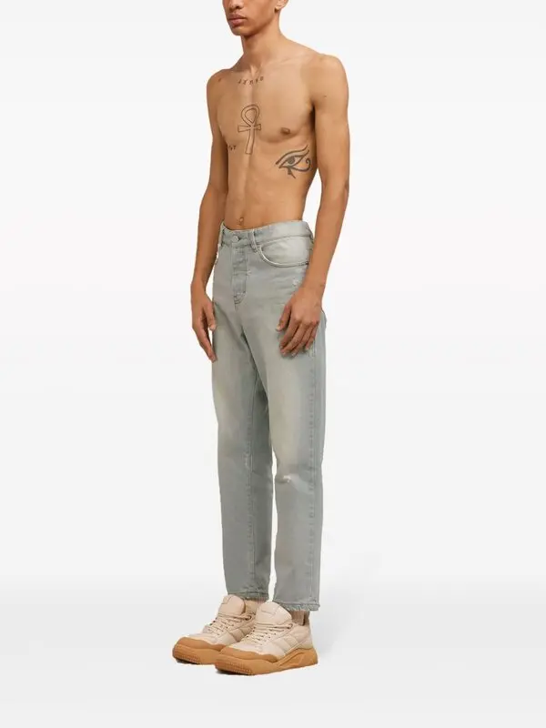 AMI Paris Logo-patch Organic Cotton Jeans