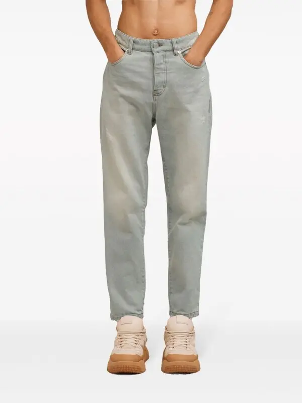 AMI Paris Logo-patch Organic Cotton Jeans