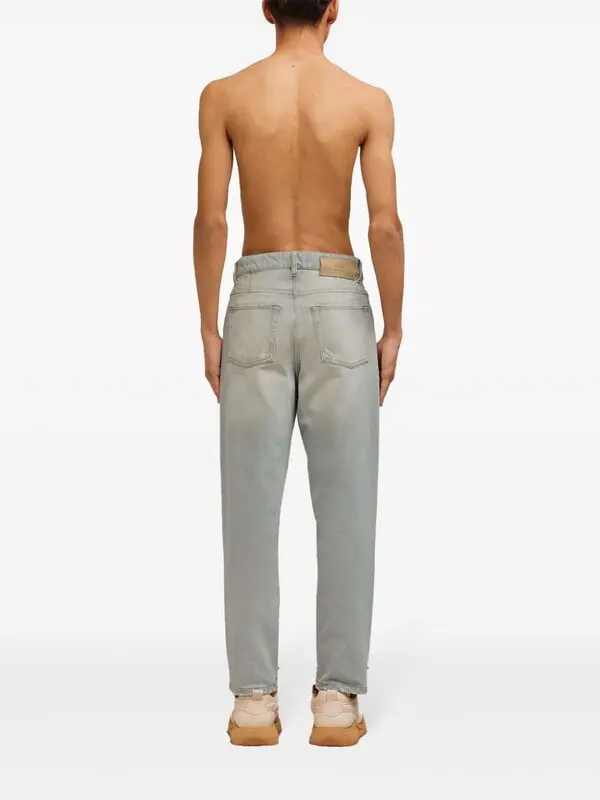 AMI Paris Logo-patch Organic Cotton Jeans
