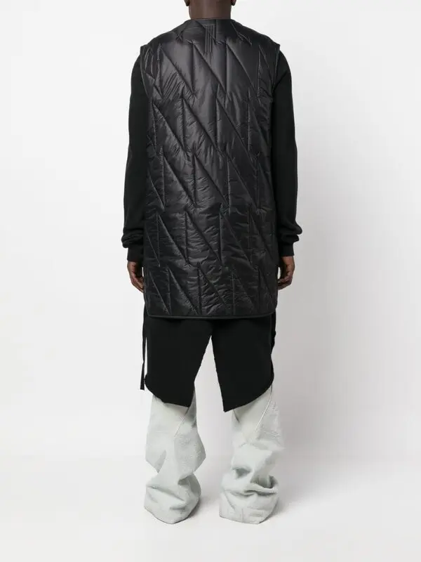 Rick Owens Quilted Mid-length Gilet