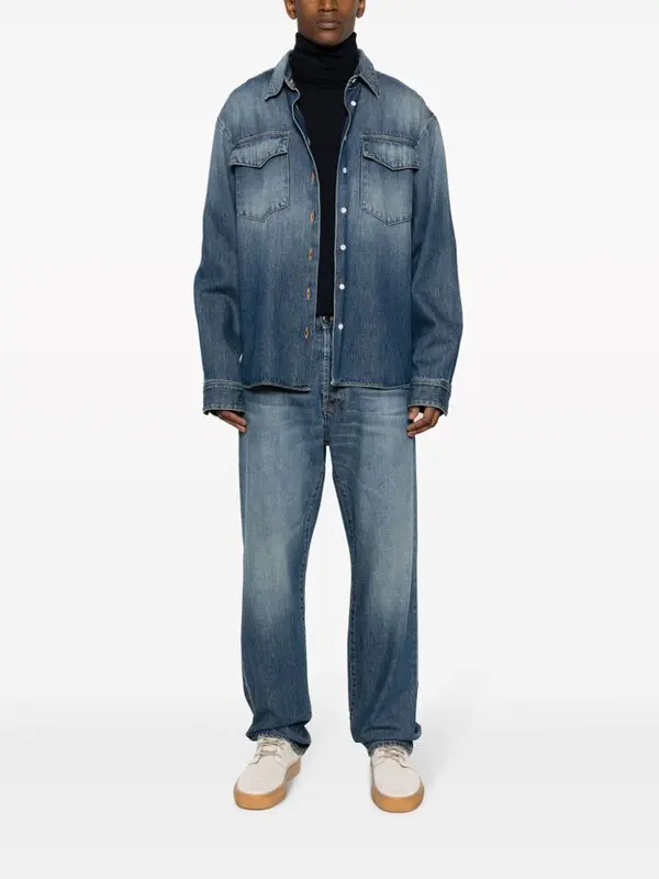 ERALDO Roll-neck Jumper - Blue