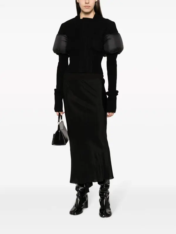 Rick Owens Cropped Panelled Jacket