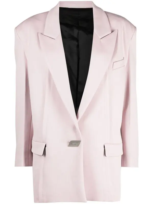 Attico Single-breasted Blazer - Pink