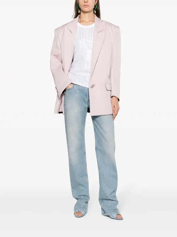 Attico Single-breasted Blazer - Pink