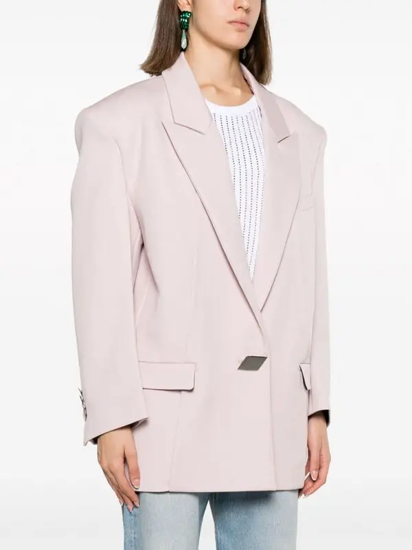 Attico Single-breasted Blazer - Pink