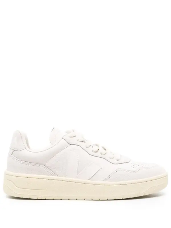VEJA V-90 Leather Sneakers - Grey