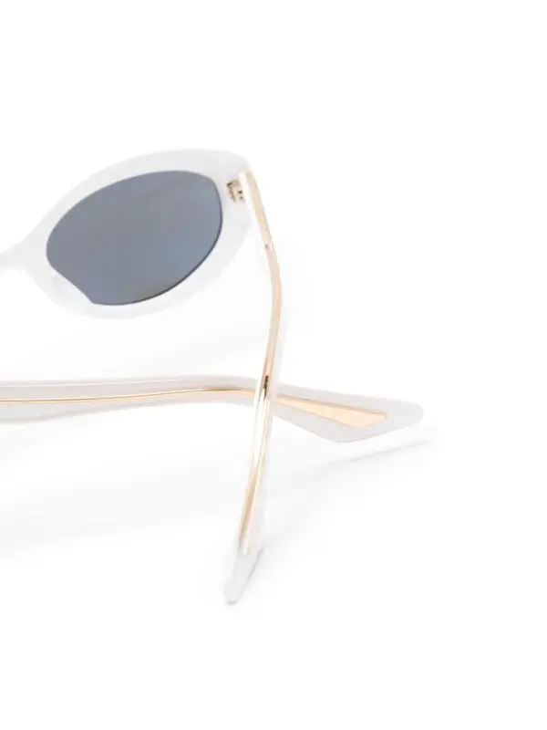 Oliver Spencer Oval-frame Tinted Sunglasses