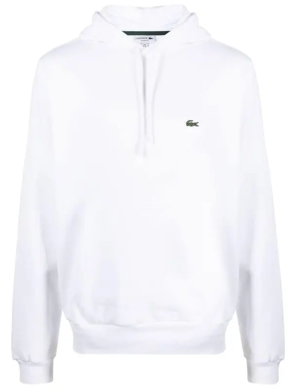 Lacoste Logo-patch Drawstring Hoodie