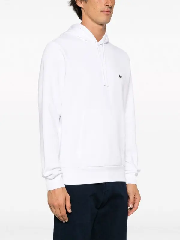 Lacoste Logo-patch Drawstring Hoodie
